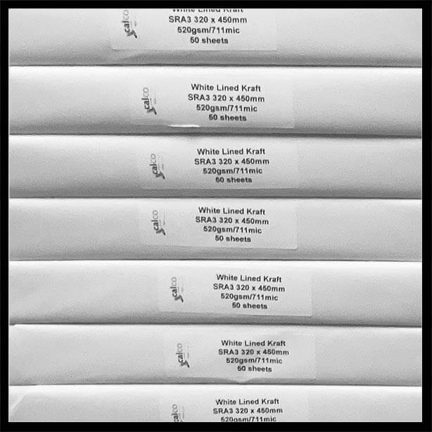 White Lined Kraft - Calco Paper Services Ltd
