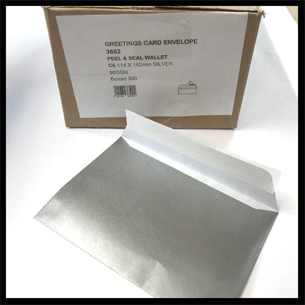 Silver peal and seal - Calco Paper Services Ltd